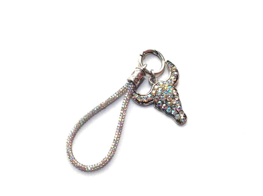 Western Crystal Steer head Keychain – SNOWINGWEST