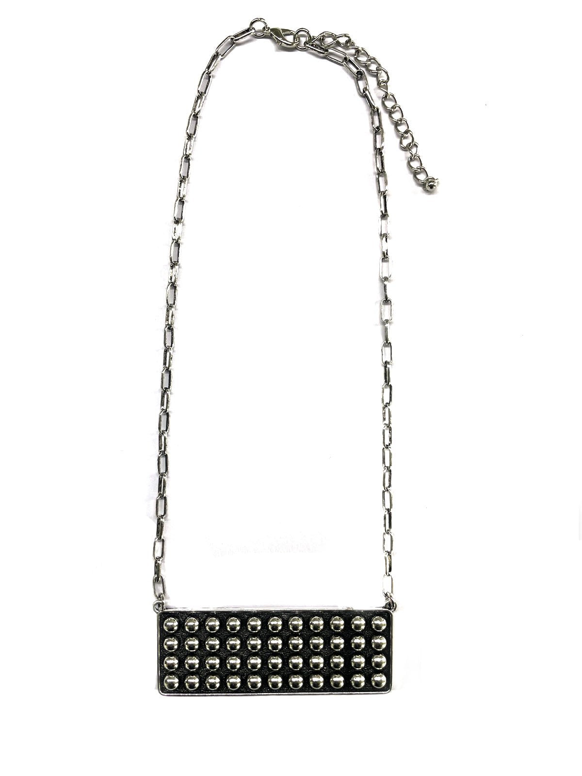 Western Tiny Bubble Metal Plate Necklace – SNOWINGWEST