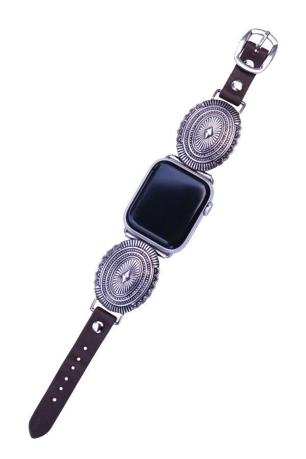 WESTERN CONCHO DESIGN APPLE WATCH BAND – SNOWINGWEST