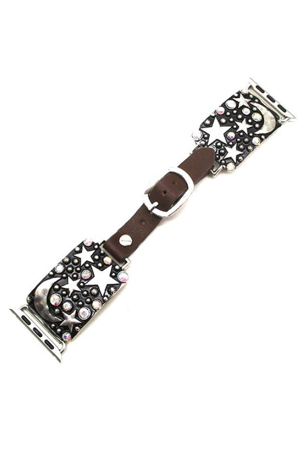 WESTERN SUN AND MOON DESIGN APPLE WATCH BAND – SNOWINGWEST